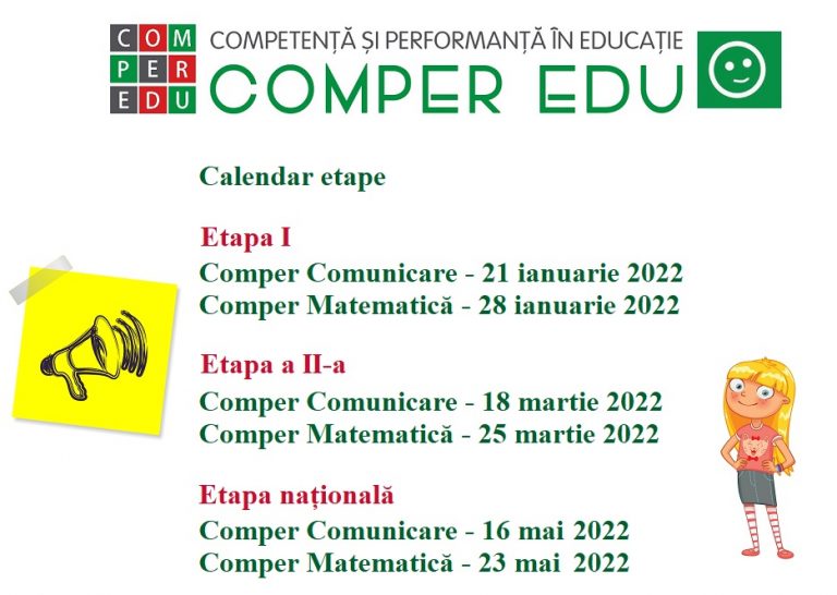 CALENDAR COMPER 2021-2022 – Concursurile Comper